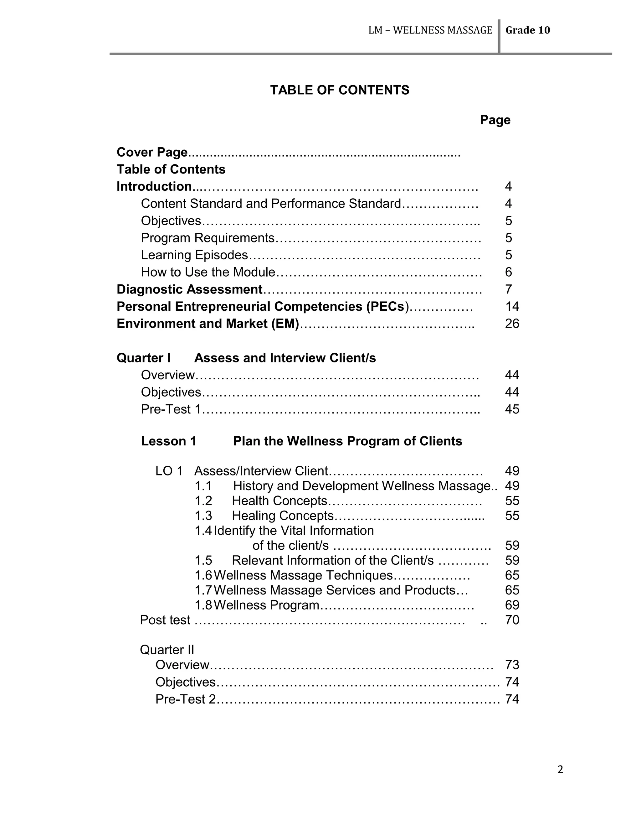Lm wellness massage g10 | PDF