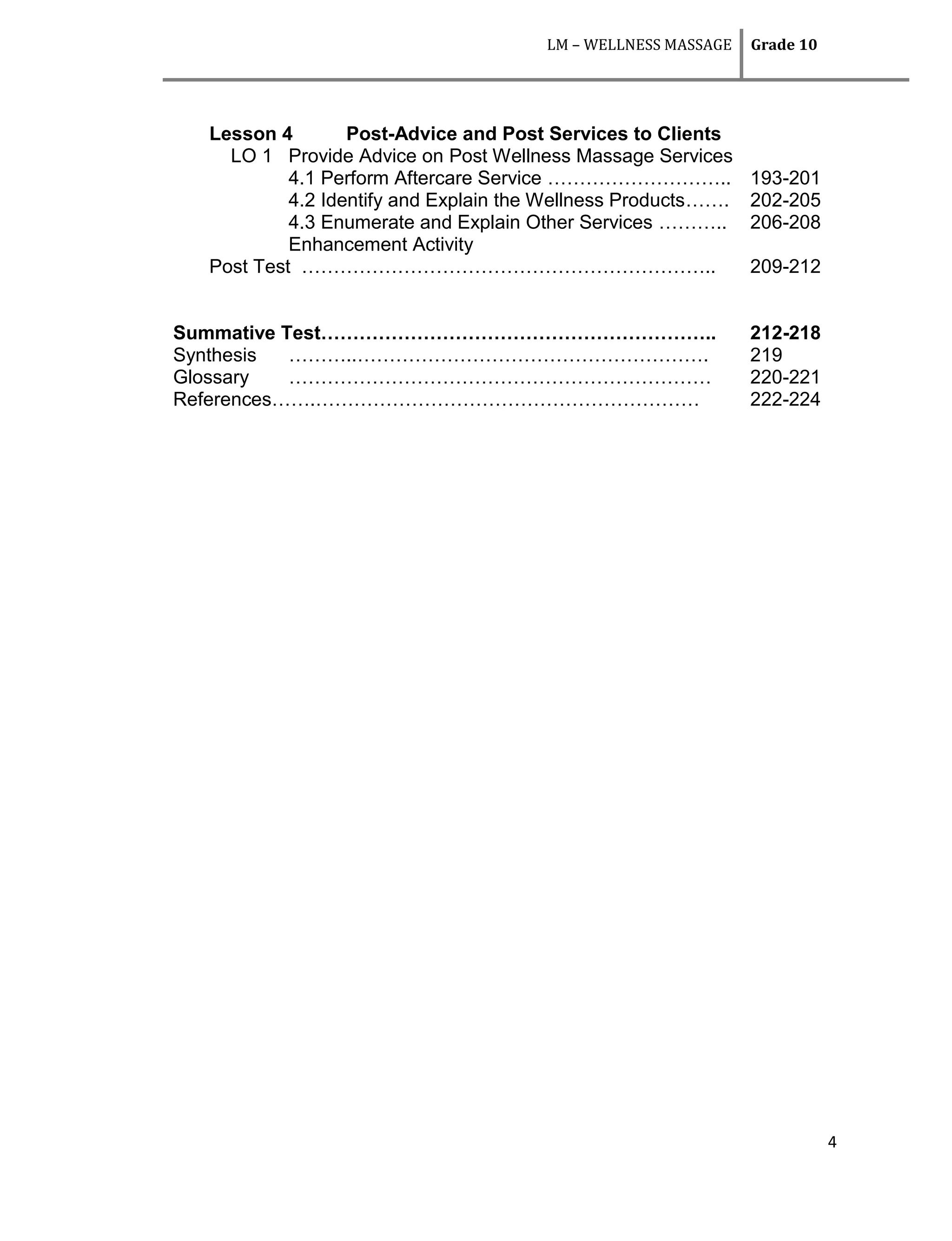 Lm wellness massage g10 | PDF