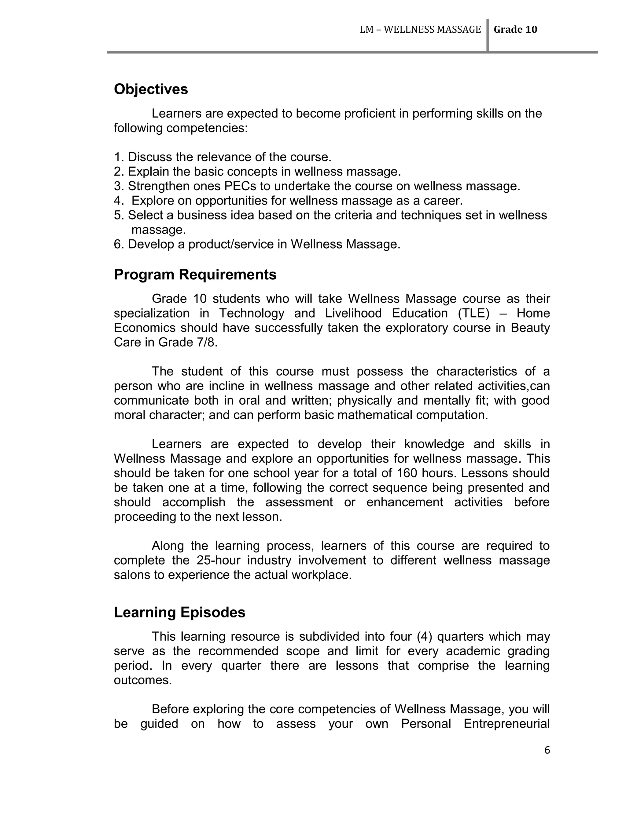 Lm wellness massage g10 | PDF