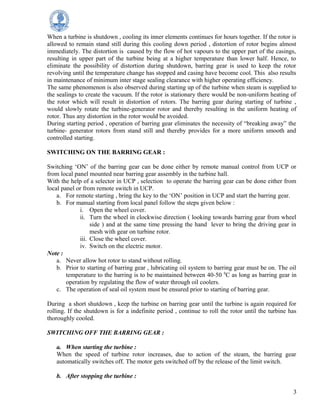Lmw turbine oprn. manual | DOC