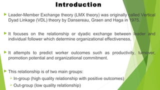 LMX | PPT | Free Download