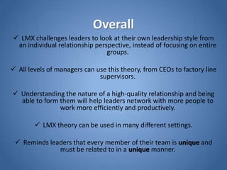 LMX Presentation | PPTX