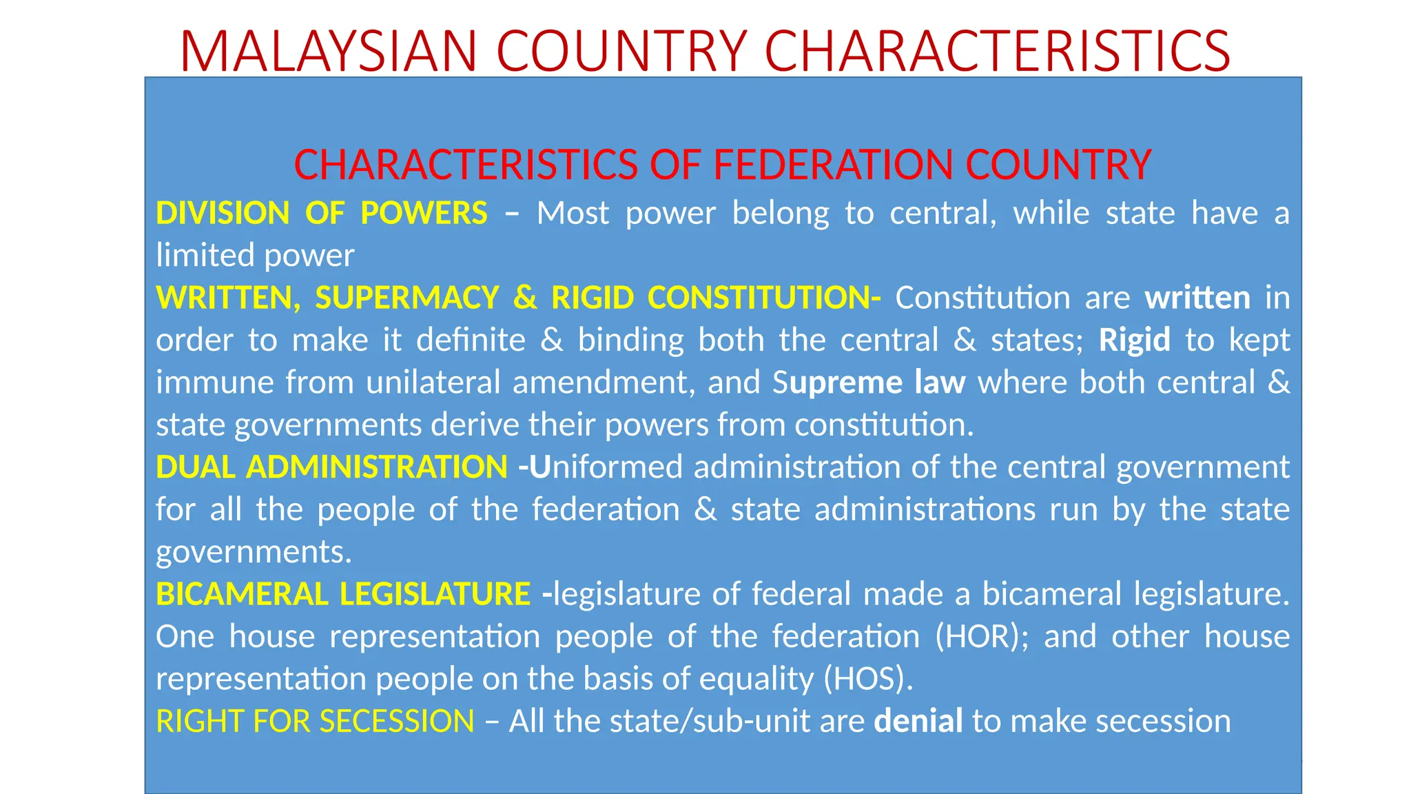 LN - PART 1 (CHAPTER 2 - FORM OF MALAYSIAN COUNTRY AND GOVERNMENT ...