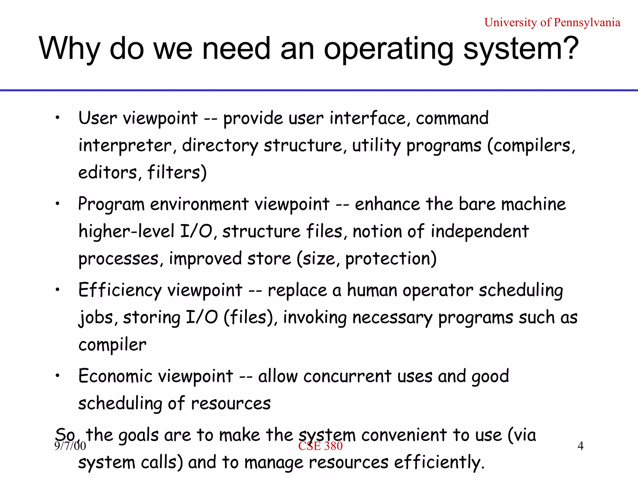 CSE 370 - Introduction to Operating Systems | PPT