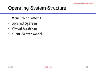 CSE 370 - Introduction to Operating Systems | PPT