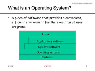 CSE 370 - Introduction to Operating Systems | PPT