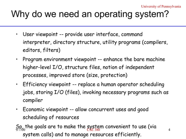 CSE 370 - Introduction to Operating Systems | PPT