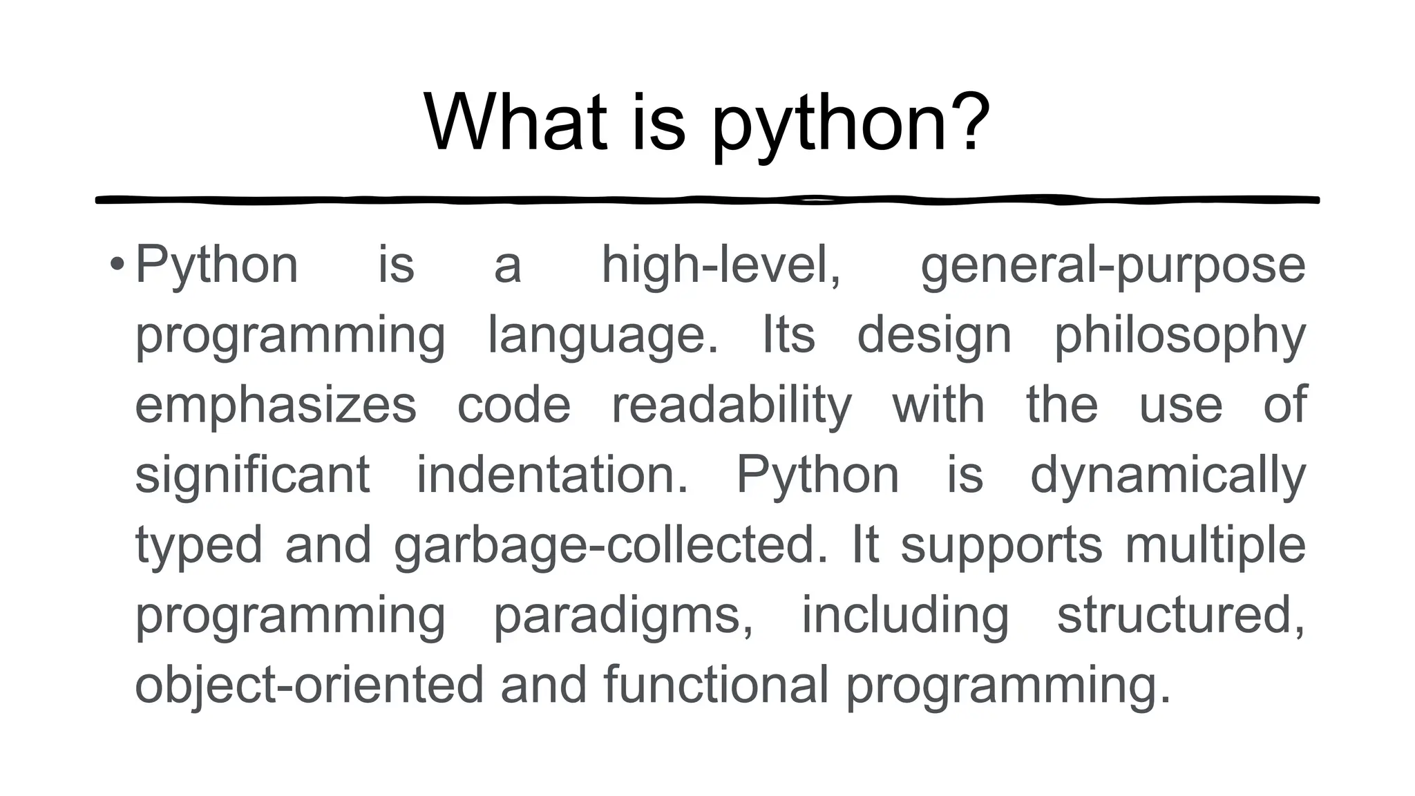 Python.pptx | Programming Languages | Computing