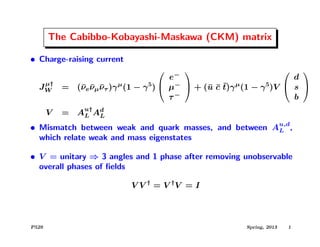 LN21_CKM of high energy physics and particle | PDF