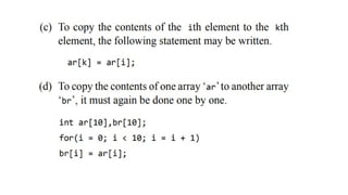 LN 3 PPT 1.pptx, arrays, rows and column | PPTX