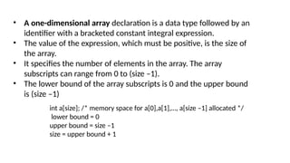 LN 3 PPT 1.pptx, arrays, rows and column | PPTX