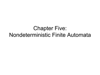 Nondeterministic Finite Automata | PDF