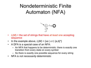 Nondeterministic Finite Automata | PDF