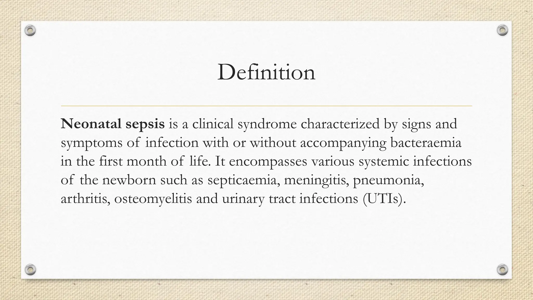 Neonatal Sepsis.pdf nursing management ppt | PDF