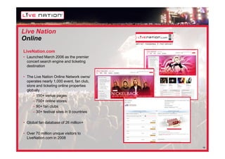 Live Nation Company Profile | PPT
