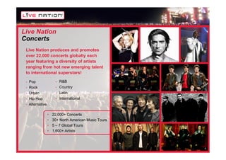 Live Nation Company Profile | PPT