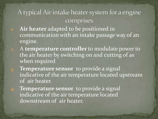 Design and fabrication of Air Pre Heater for Diesel engine | PPTX