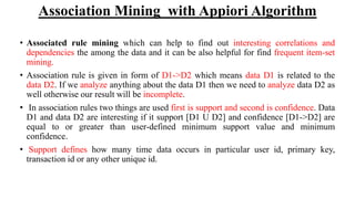 Mining on Relationships in Big Data era using Improve Apriori Algorithm with MapReduce Approach ...
