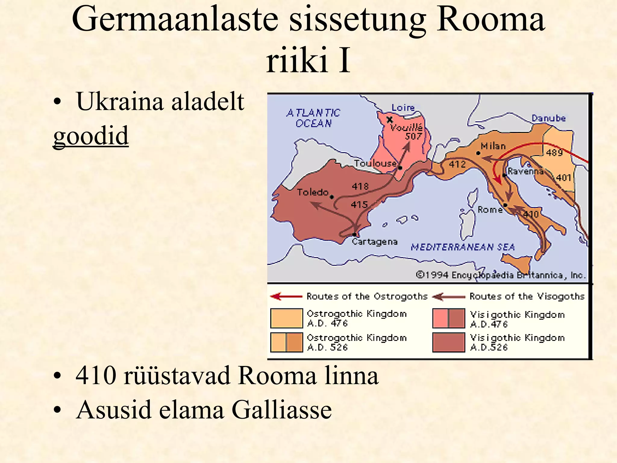 Lääne-Rooma keisririigi langus | PPT