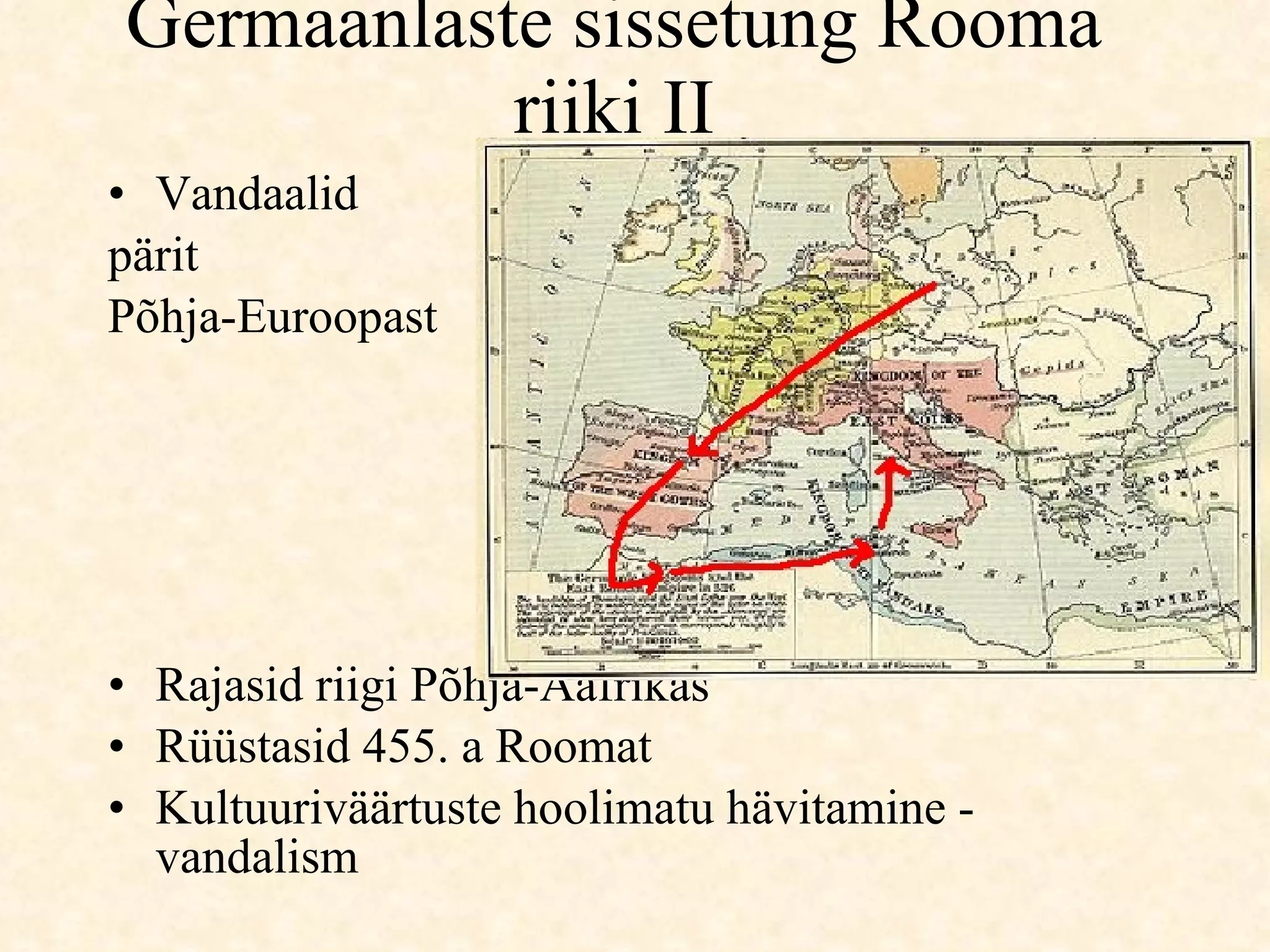 Lääne-Rooma keisririigi langus | PPT