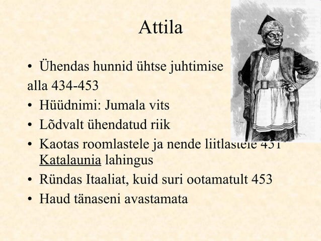 Lääne-Rooma keisririigi langus | PPT