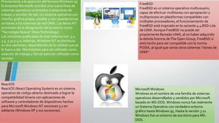 Línea del tiempo de los sistemas operativos | PPTX