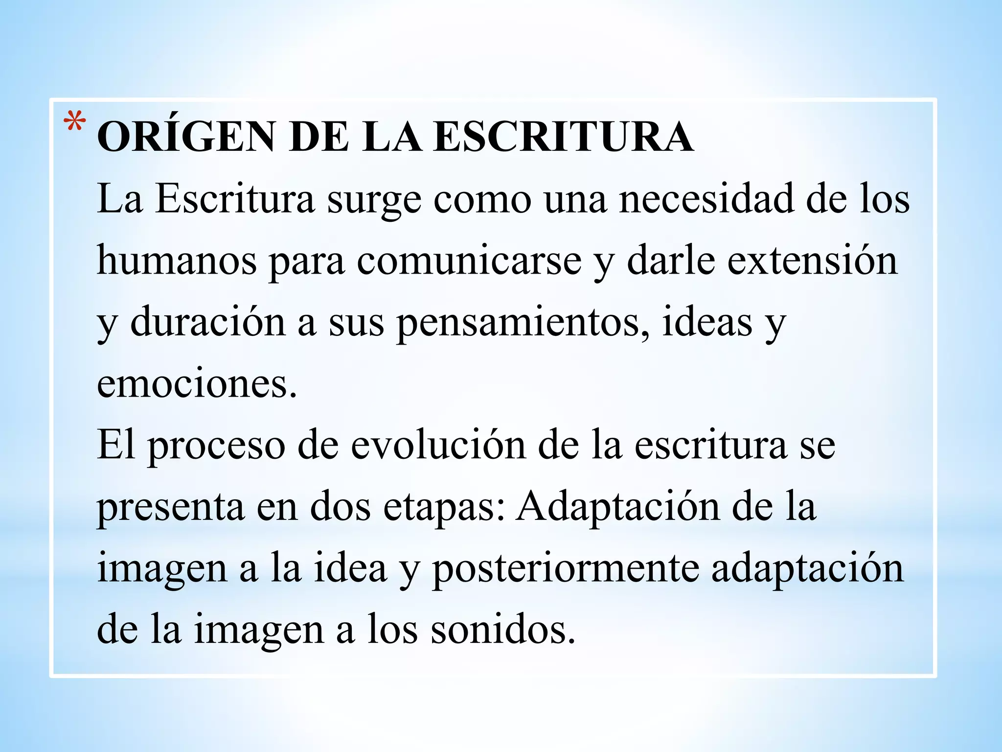 Línea de tiempo historia de la escritura | PPT