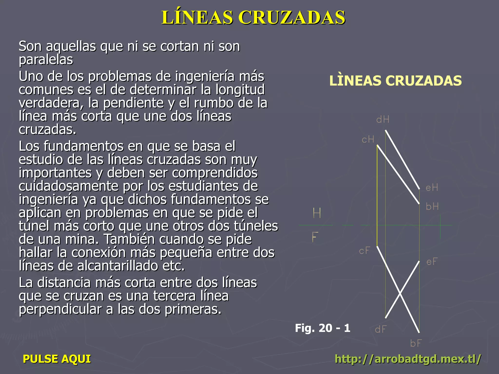 Líneas cruzadas | PPT