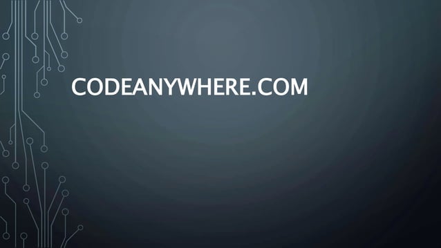 codeanywhere | PPT