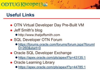 SQL Developer for DBAs | PPT