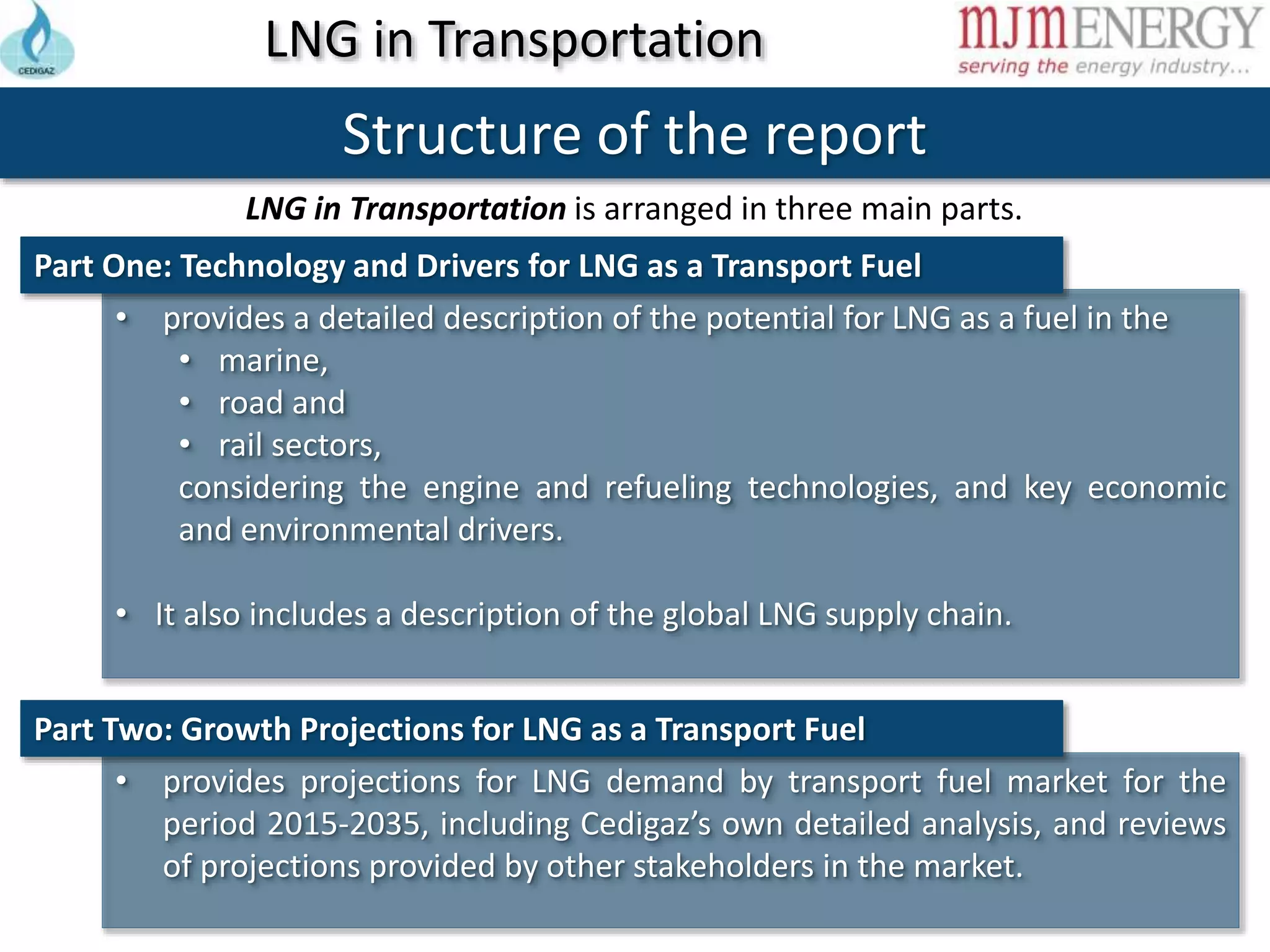 LNG in Transportation Executive Summary | PPTX