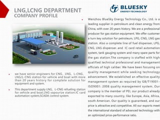 LNG,LCNG Station Introduction | PDF