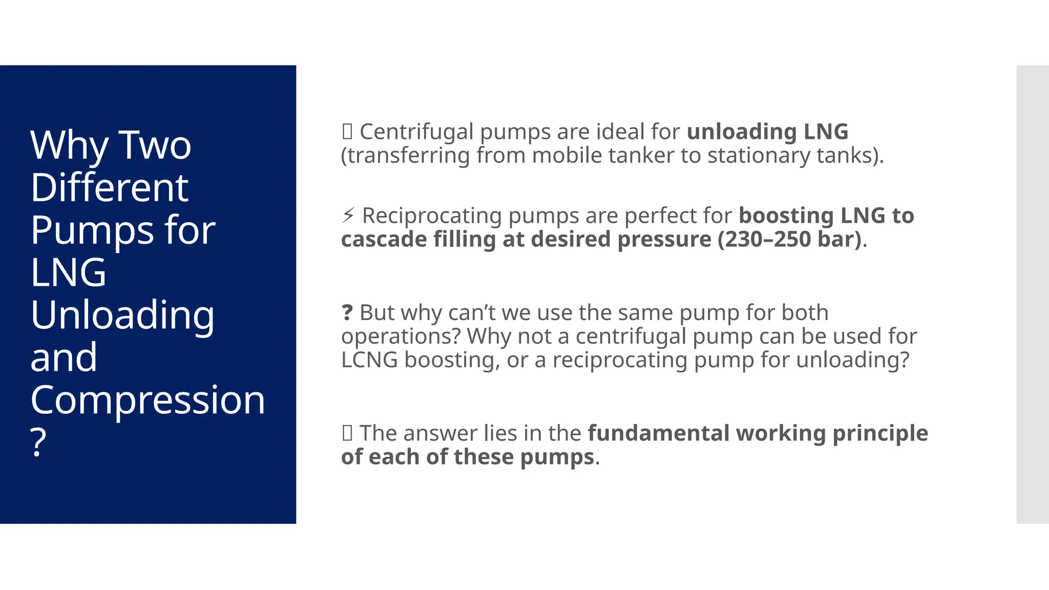 LNG Pumps Explained: Centrifugal vs Reciprocating.pptx