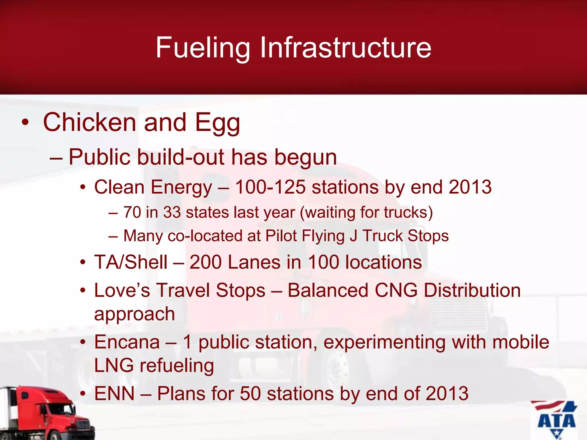Lng use in trucking | PPTX