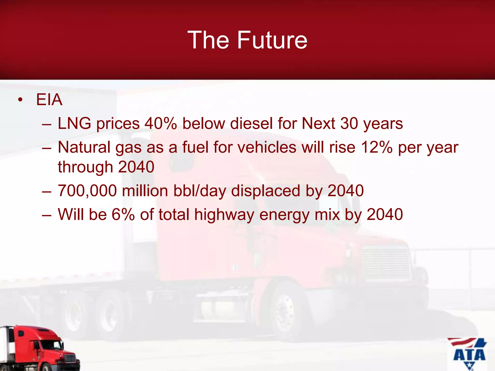 Lng use in trucking | PPTX