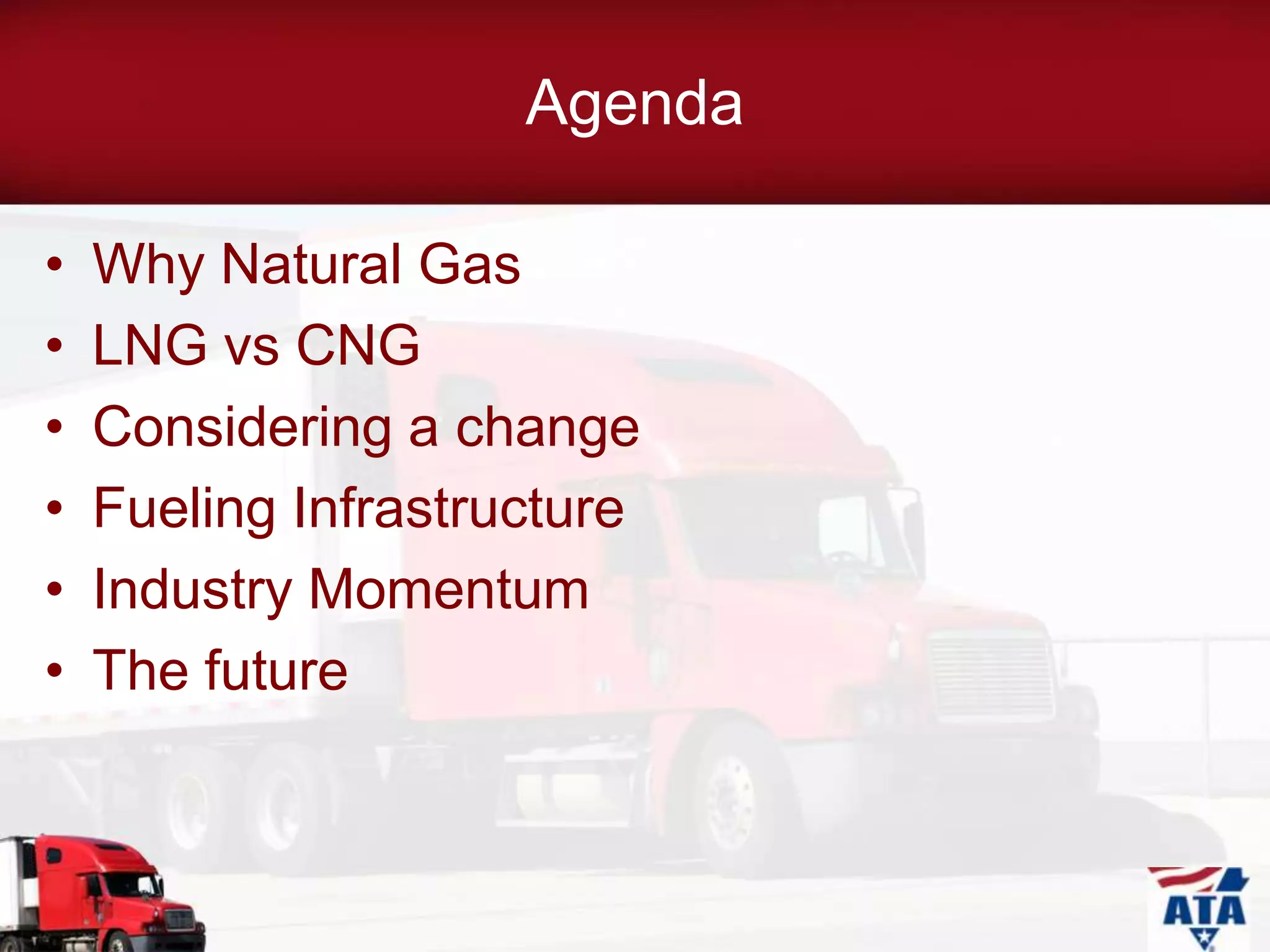 Lng use in trucking | PPTX