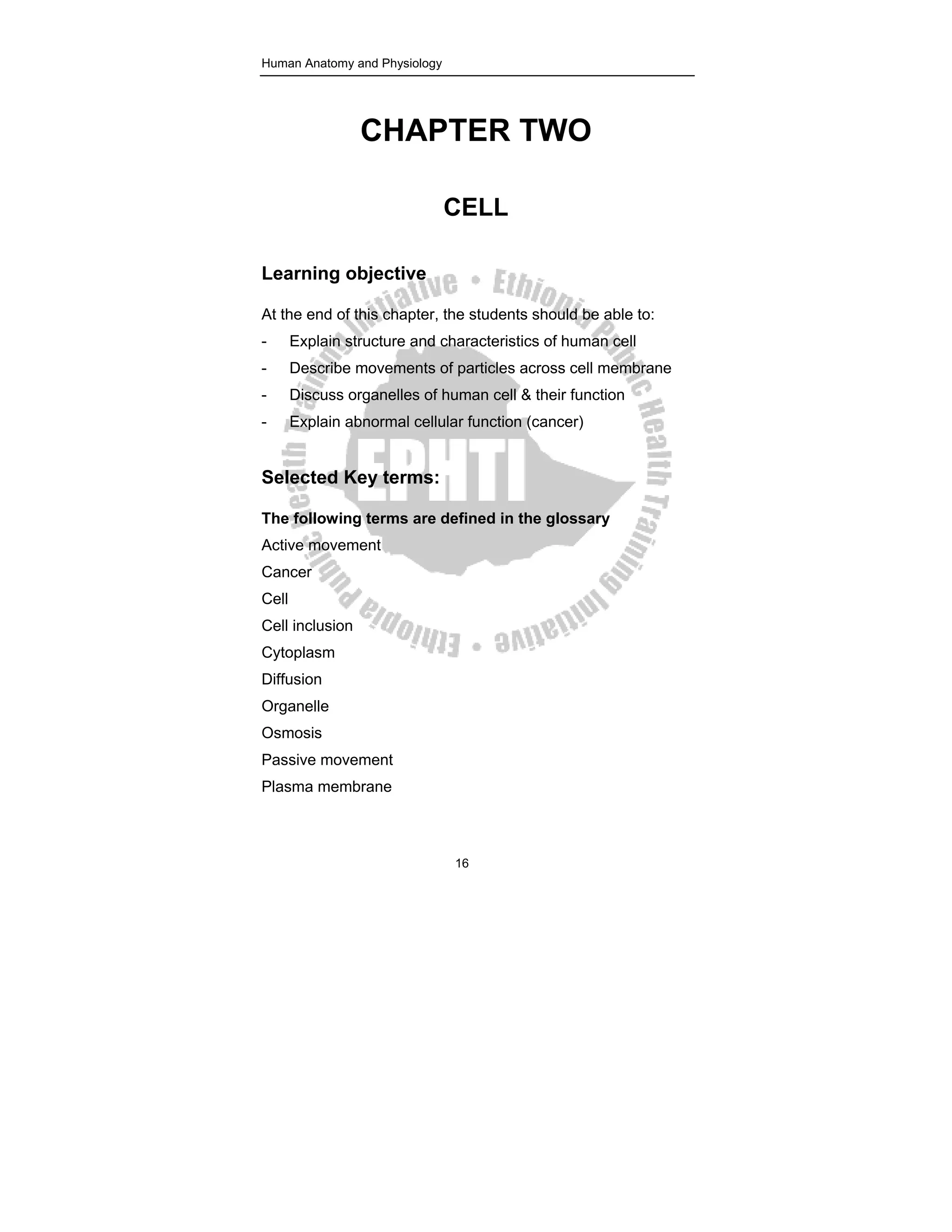 Human Anatomy and physiology Lecture pdf | PDF