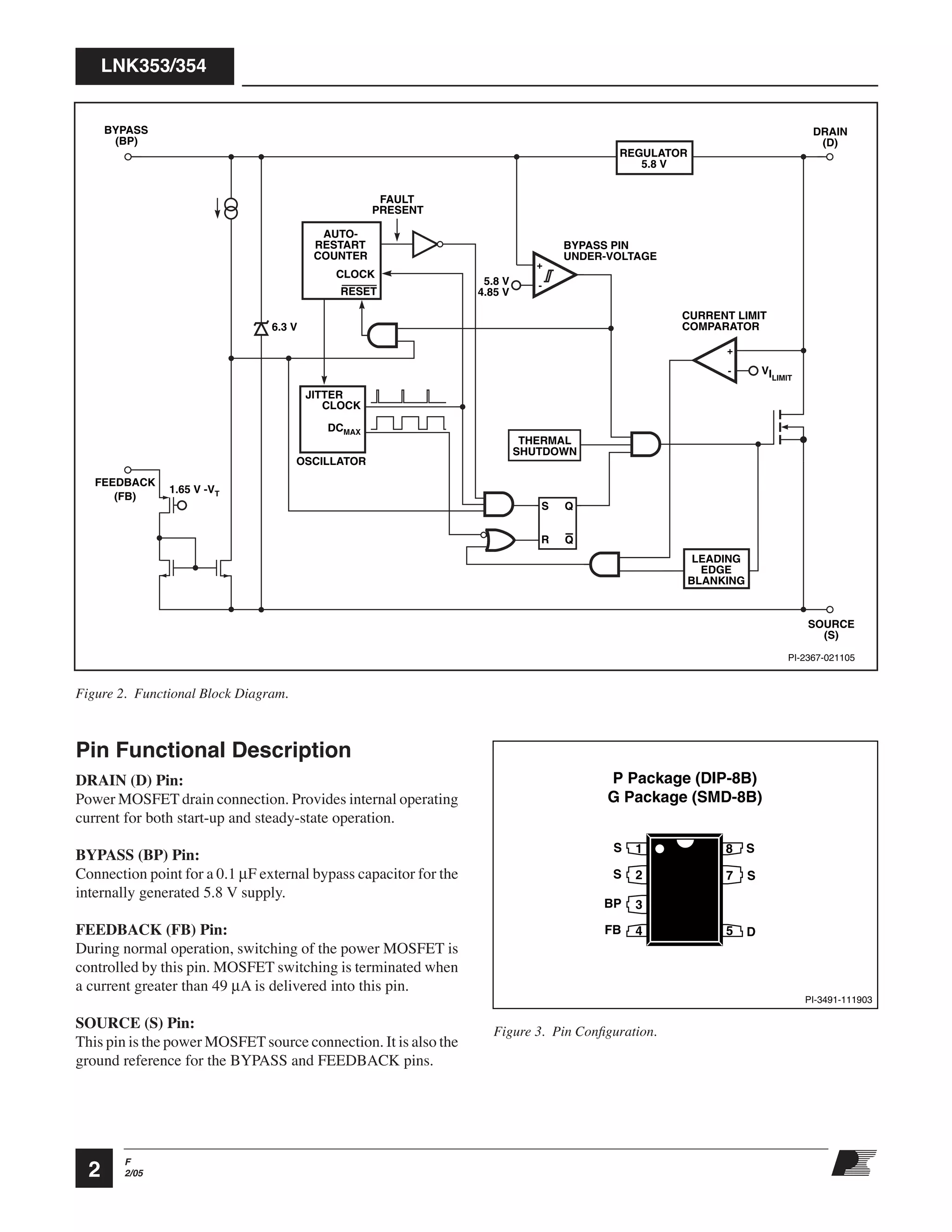 Original Power Supply IC LNK354PN LNK354P LNK354 DIP-7 New | PDF
