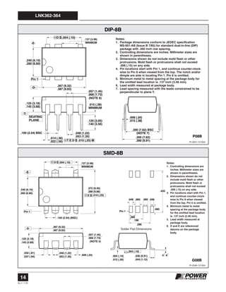 Original Power Supply IC LNK364DN LNK364DG SOP-7 New | PDF