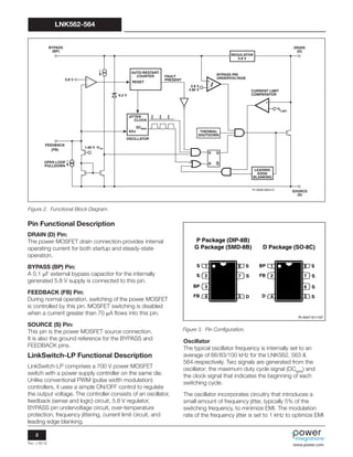 Original Power Supply IC LNK564DG LNK564D LNK564 564 SOP-7 New Power Integrations | PDF