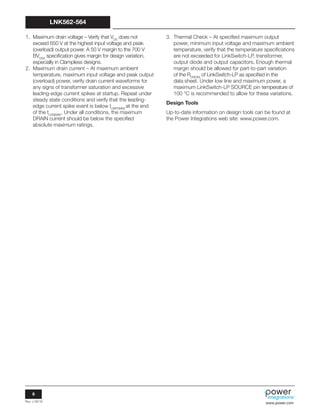 Original Power Supply IC LNK564DG LNK564D LNK564 564 SOP-7 New Power Integrations | PDF
