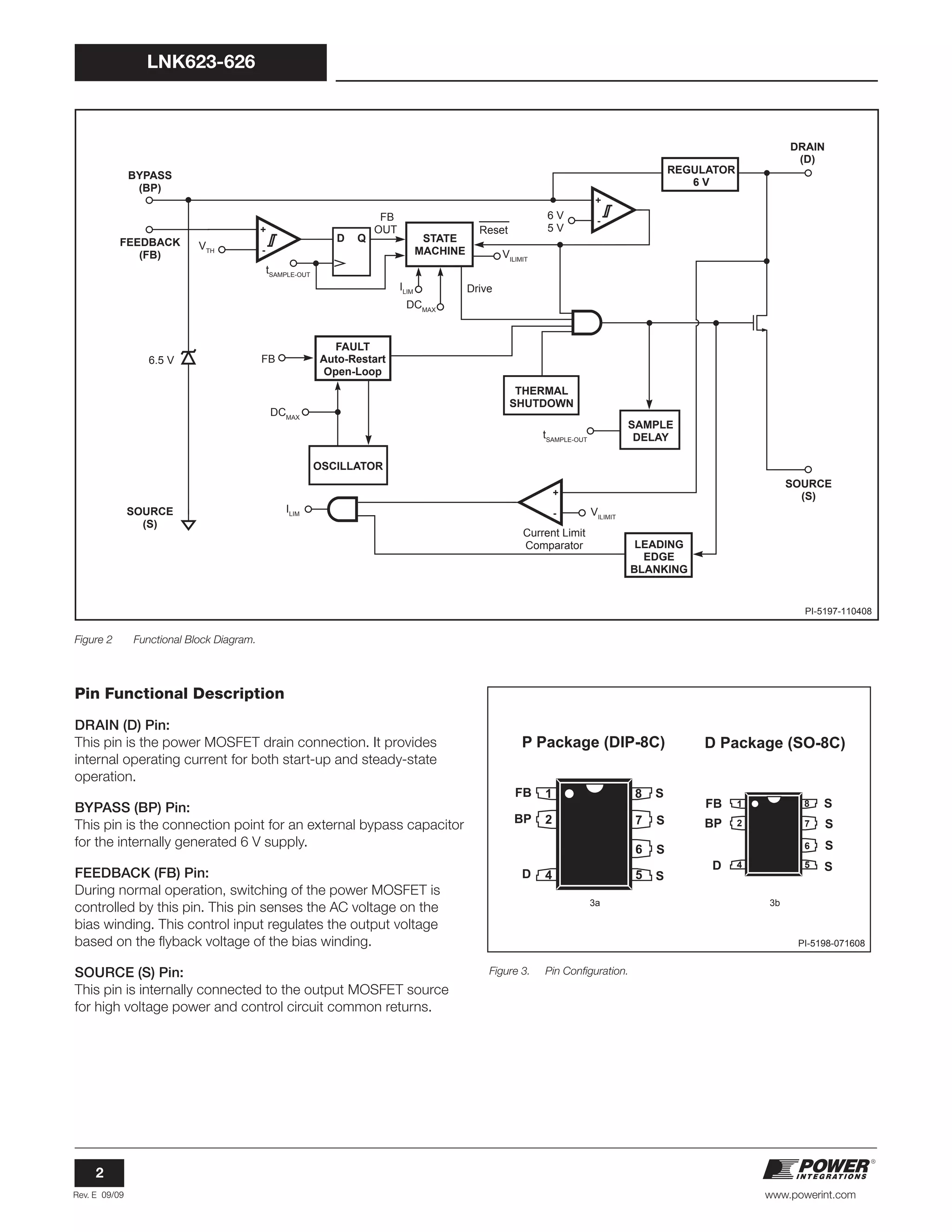 Original Power Supply IC LNK626PG LNK626P LNK626 DIP-7 New Power ...