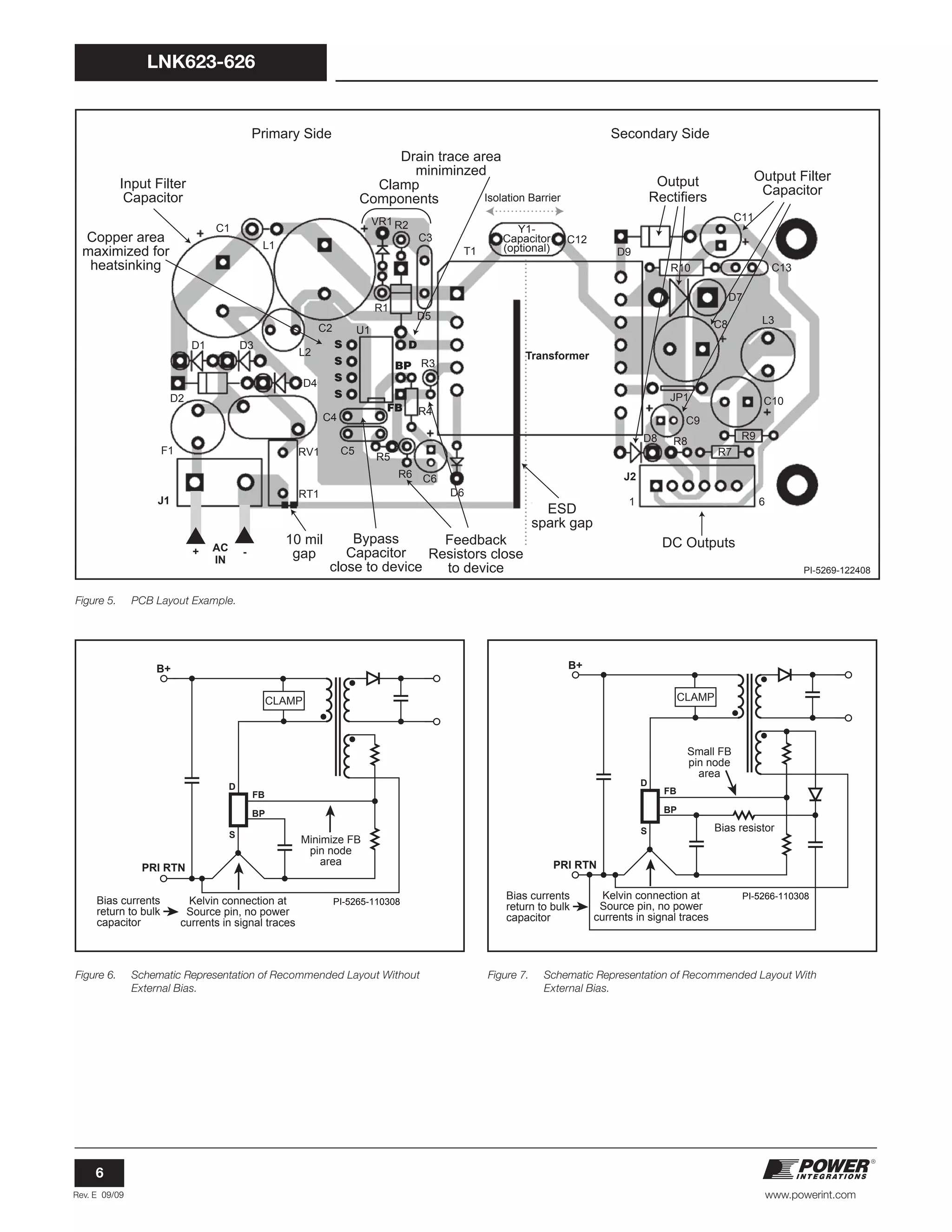 Original Power Supply IC LNK626PG LNK626P LNK626 DIP-7 New Power ...