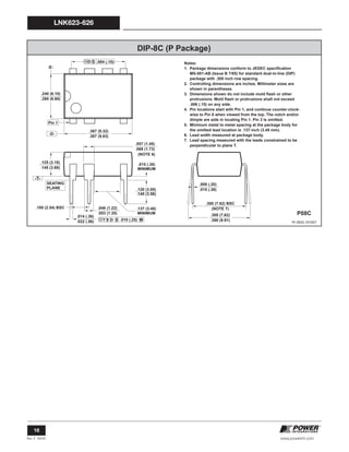 Original Power Supply IC LNK626PG LNK626P LNK626 DIP-7 New Power ...