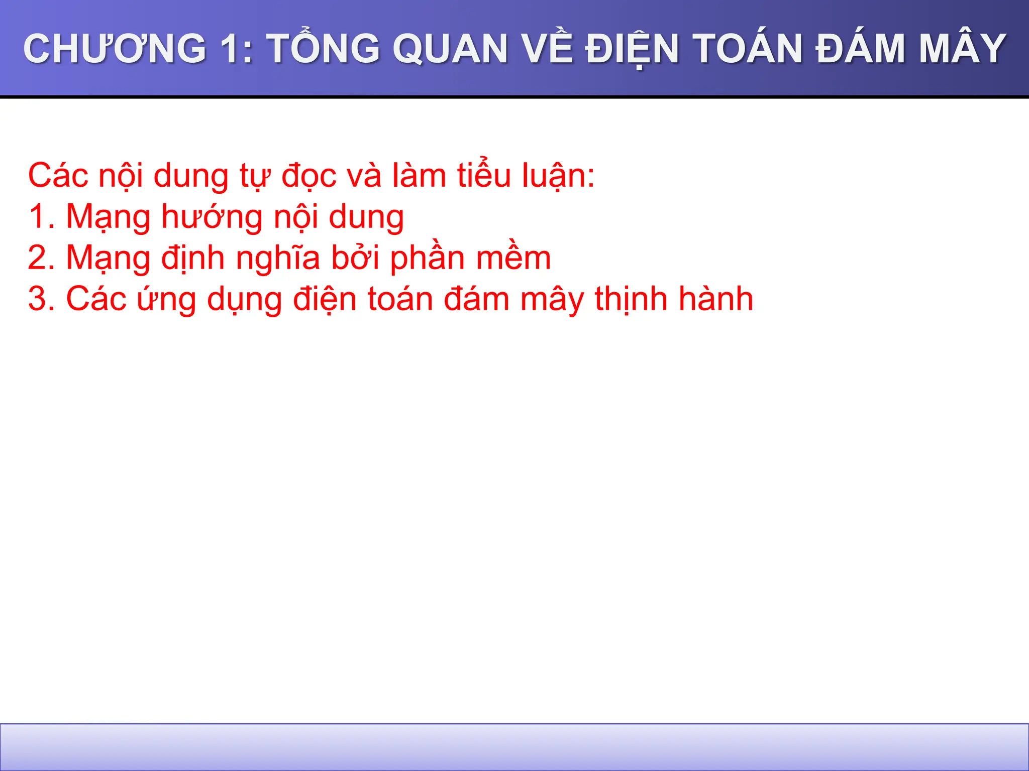 Bai giang dien toan dam may Hoc vien cong nghe buu chinh vien thong | PPTX