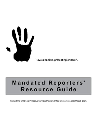 You are a mandated reporter! | PDF