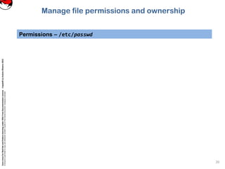 101 4.5 manage file permissions and ownership v3 | PPT