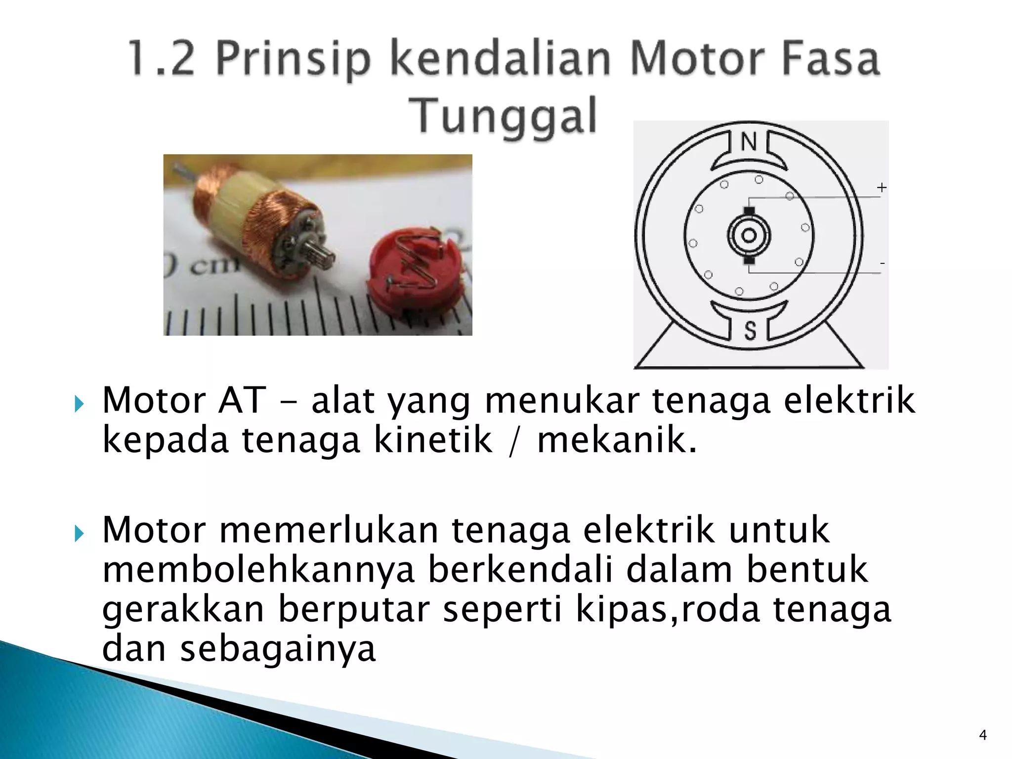 LnP01.01 Prinsip Kendalian Motor Fasa Tunggal | PPT