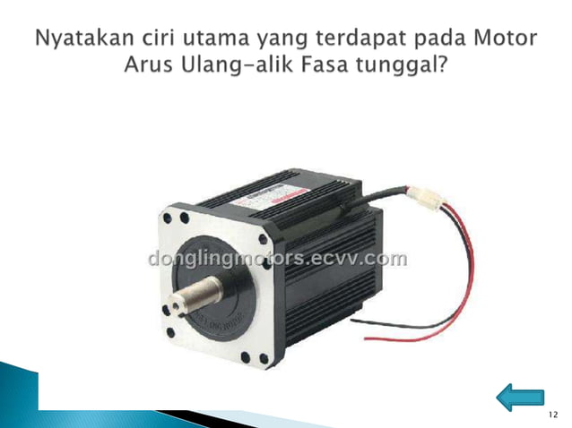 LnP01.01 Prinsip Kendalian Motor Fasa Tunggal | PPT