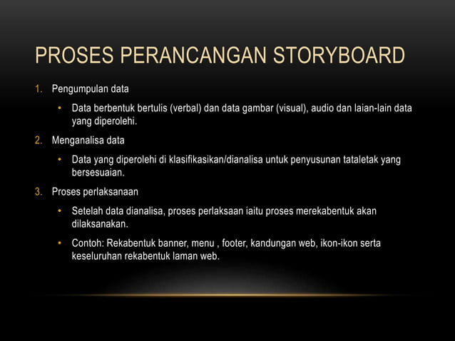 rekabentuk storyboard wireframe | PPTX